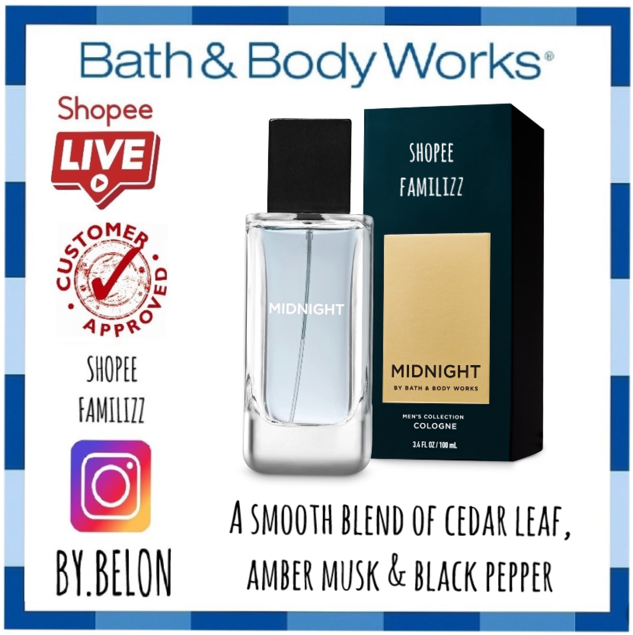 Men Cologne BATH AND BODY WORKS Body Spray Ocean | Noir | Bourbon ...