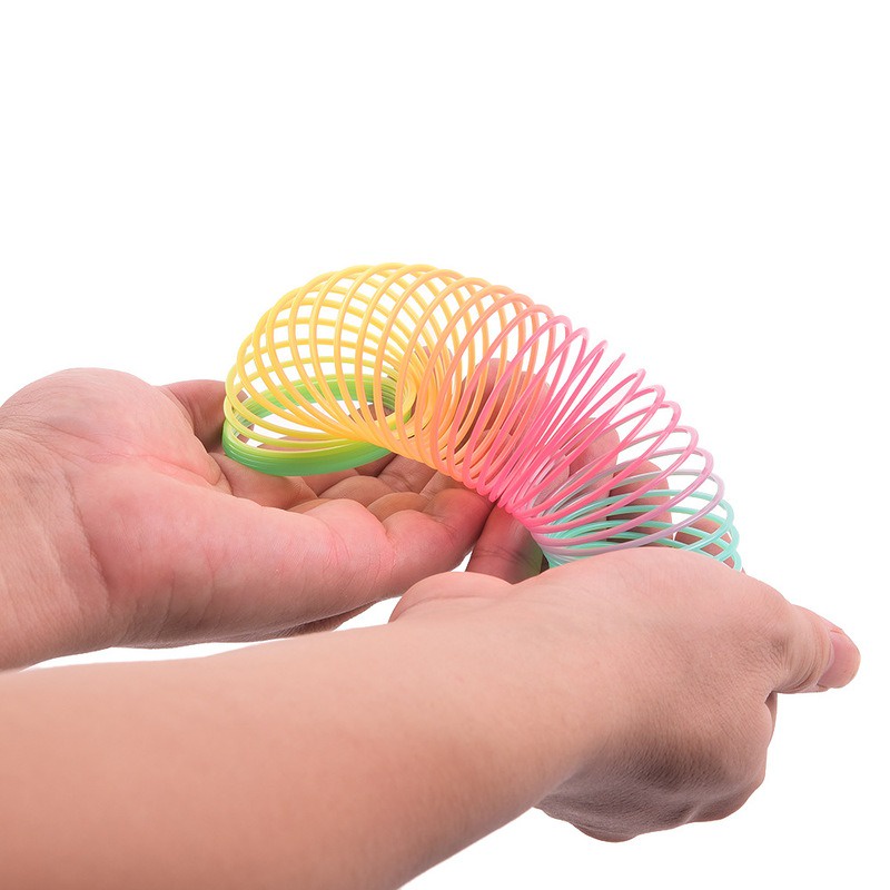 Rainbow Spring Coil Toy / Magical Rainbow Spring Toy for Kids / Fun ...