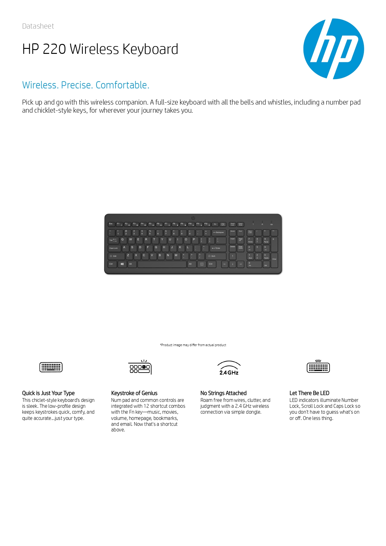HP 220 WIRELESS KEYBOARD (805T2AA) | Shopee Malaysia