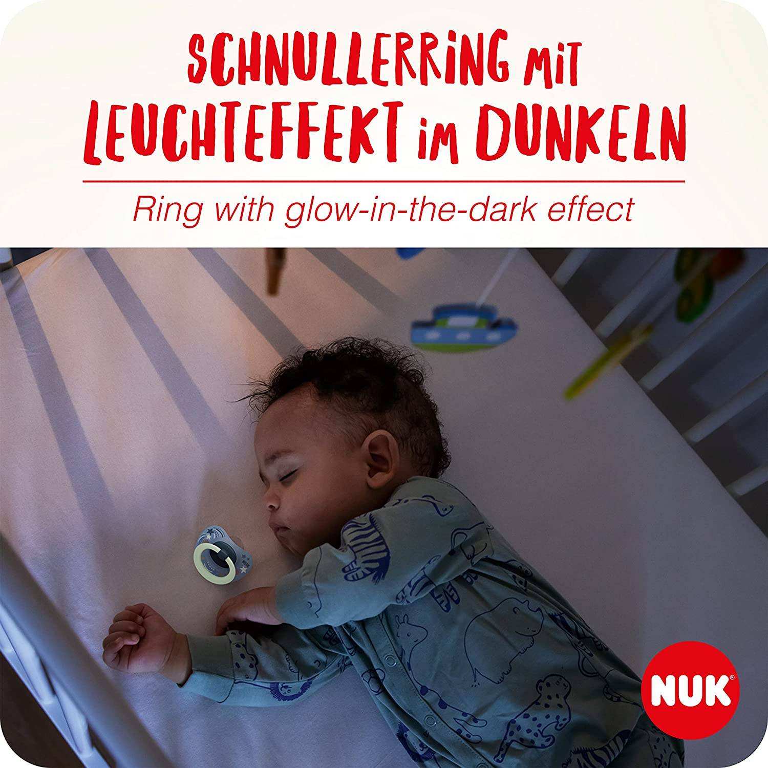 NUK Puting Orthodontic Latex / Silicone Soother / Pacifier Happy Kids ...