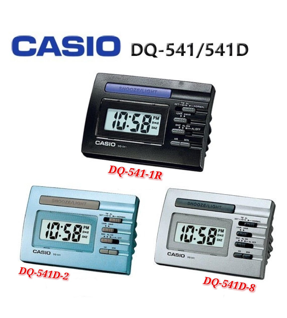 Casio Digital Alarm Clock DQ-541 / DQ-541D | Shopee Malaysia