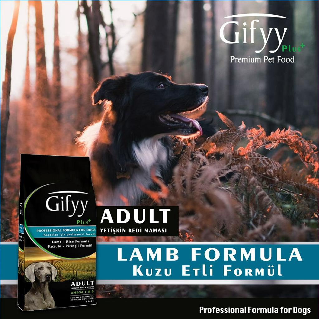 Gifyy Giffy Plus+ Adult Lamb & Rice Formula Dog Food 15KG | Shopee Malaysia