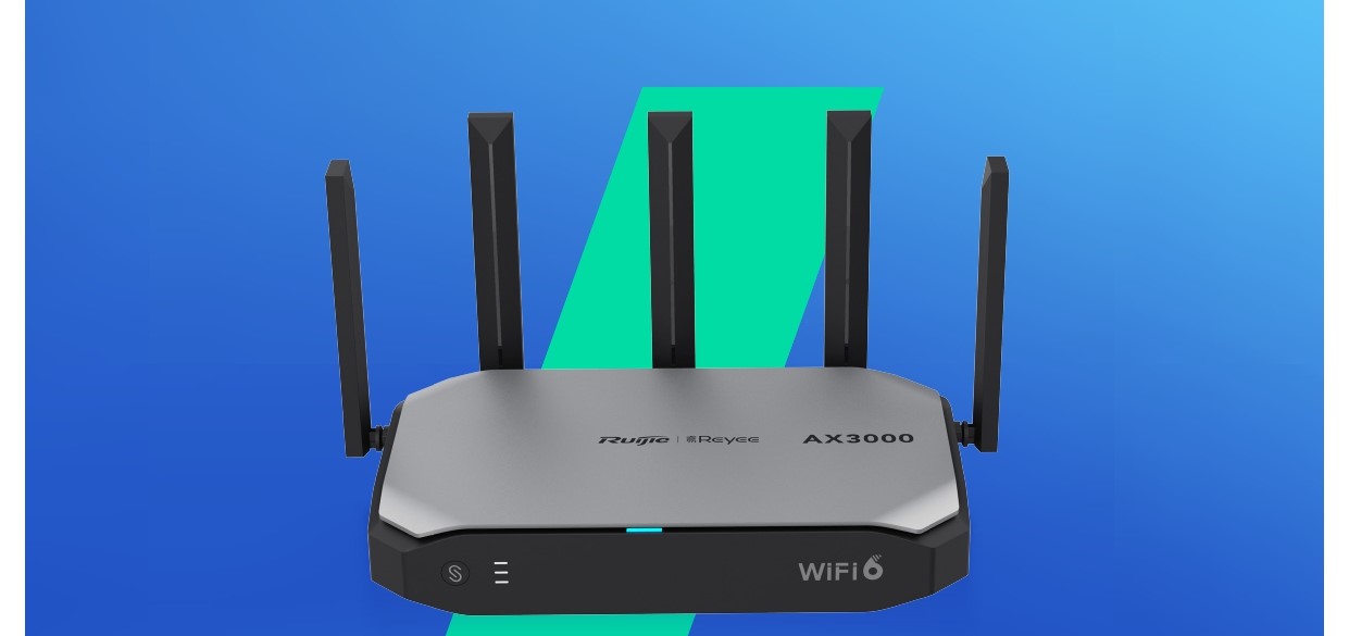 Ruijie Wi-Fi Wifi 6 AX3000 Wireless Dual Band Router 5 Gigabit RJ45 ...