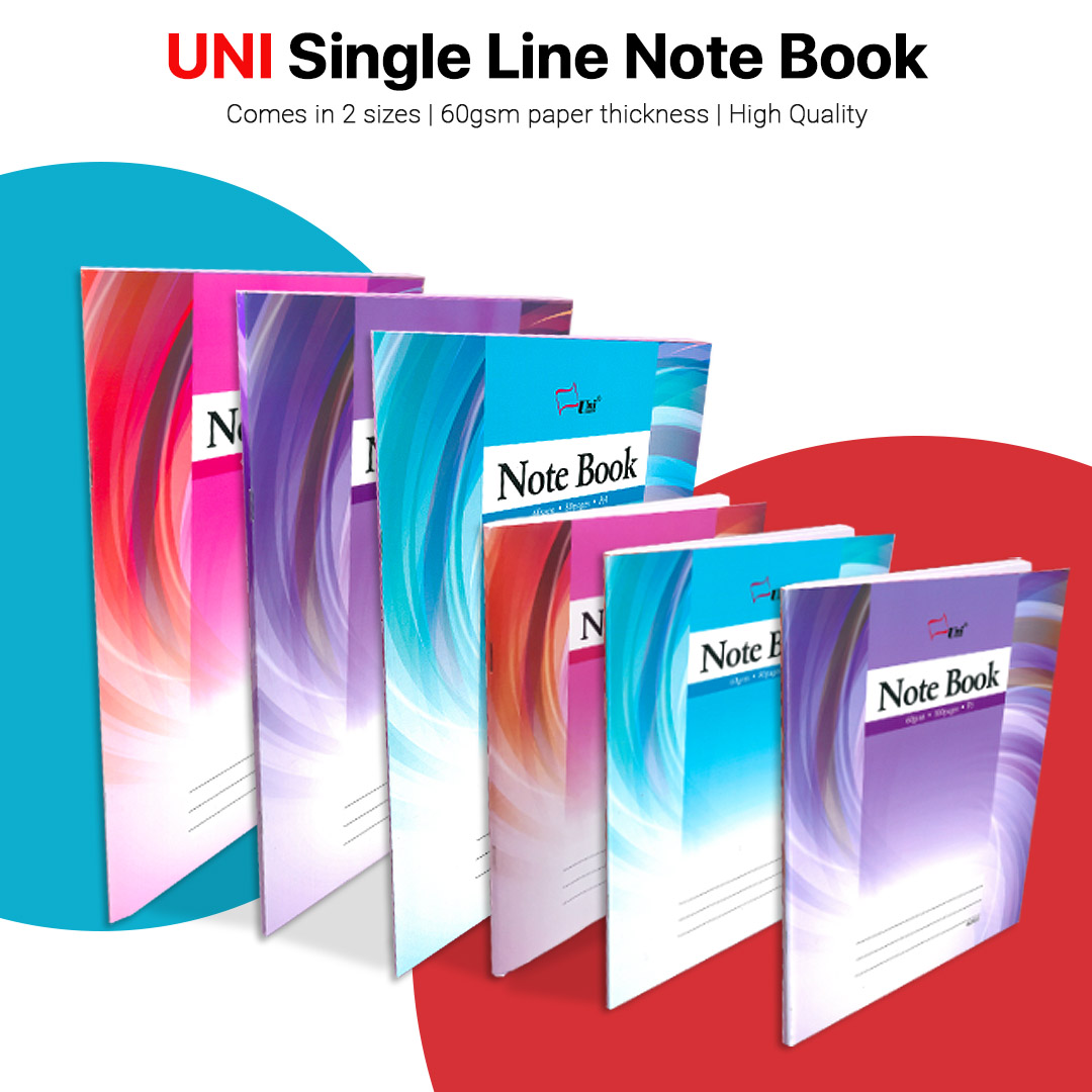 Uni Notebook Buku Nota A4 F5 Exercise Book Buku Tulis 60gsm -(1s/Pcs ...