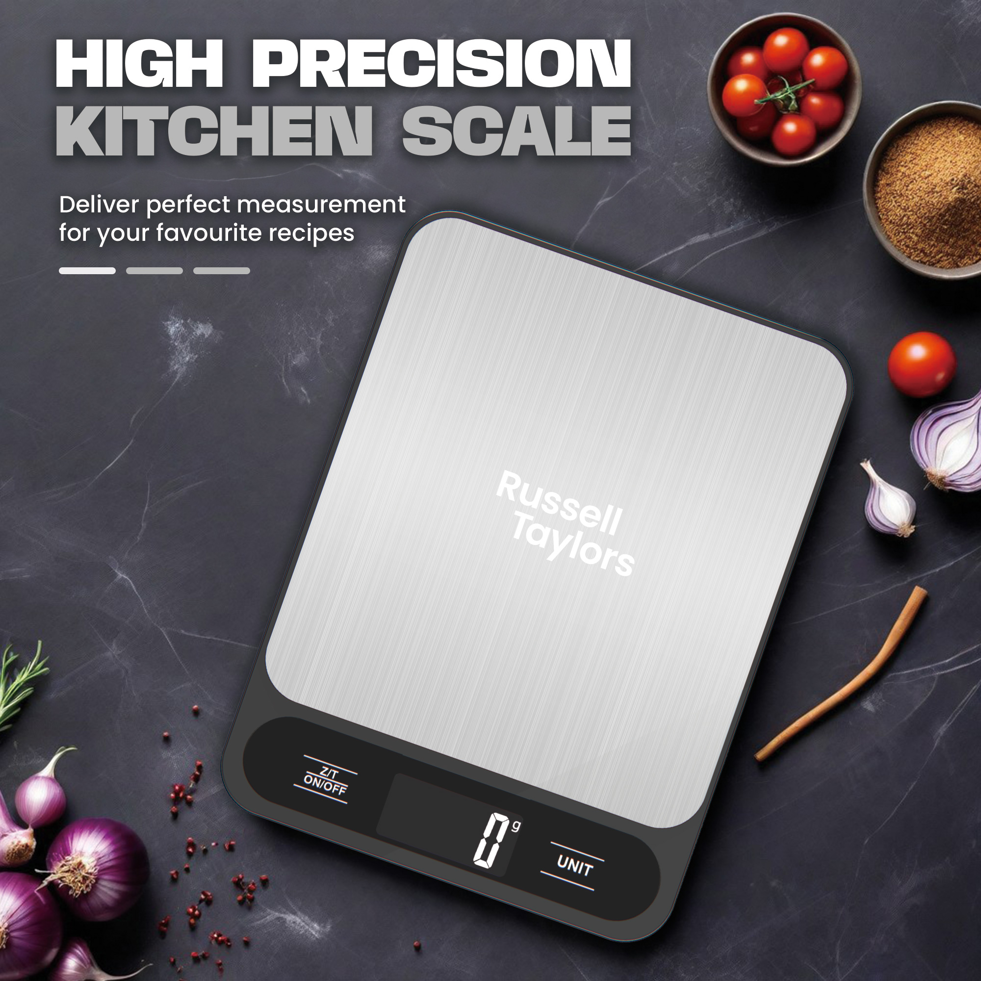 Russell Taylors Stainless Steel Kitchen Scale (10kg-1g) KS-20 | Shopee ...