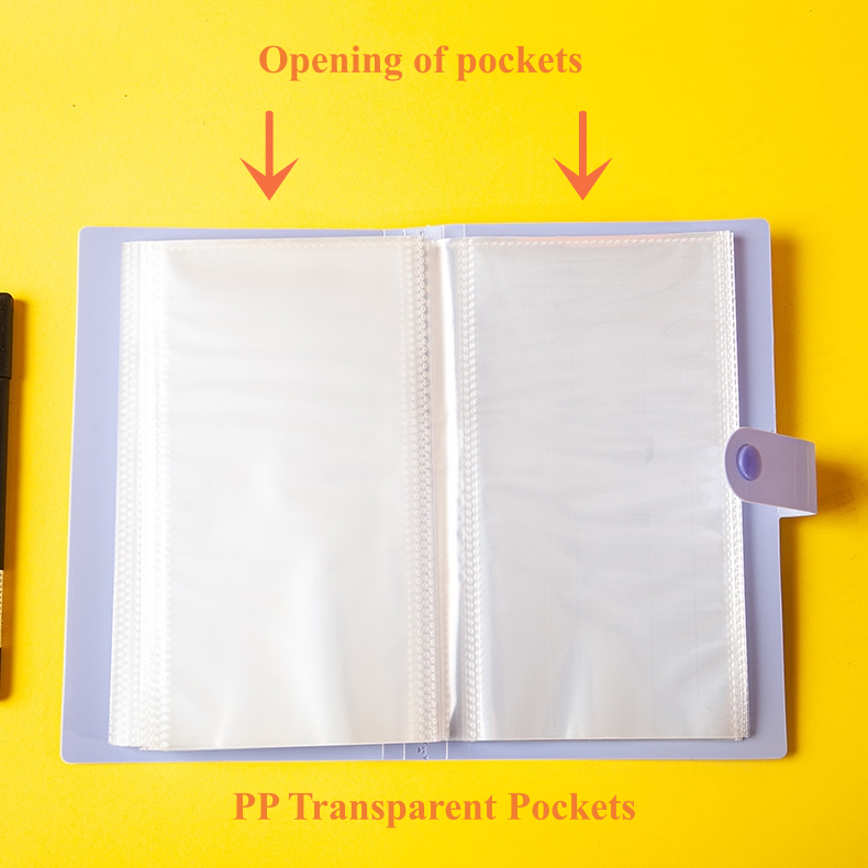 Portable 50 Pockets Banknotes Collection Holders Album Multipurpose ...