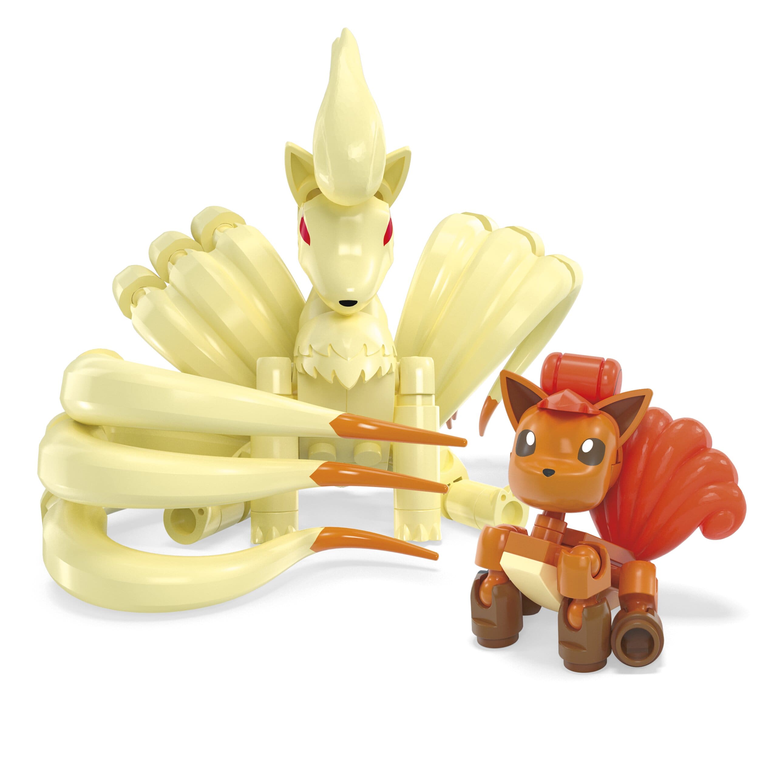 MEGA Pokémon Vulpix Evolution Set (145 Pieces) With 2 Poseable Action ...