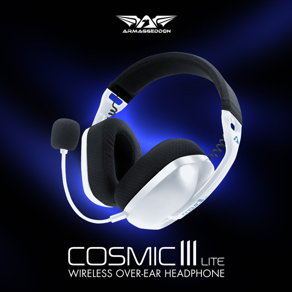 Armaggeddon Cosmic III Lite Bluetooth Wireless 2.4G Gaming Headset with ...