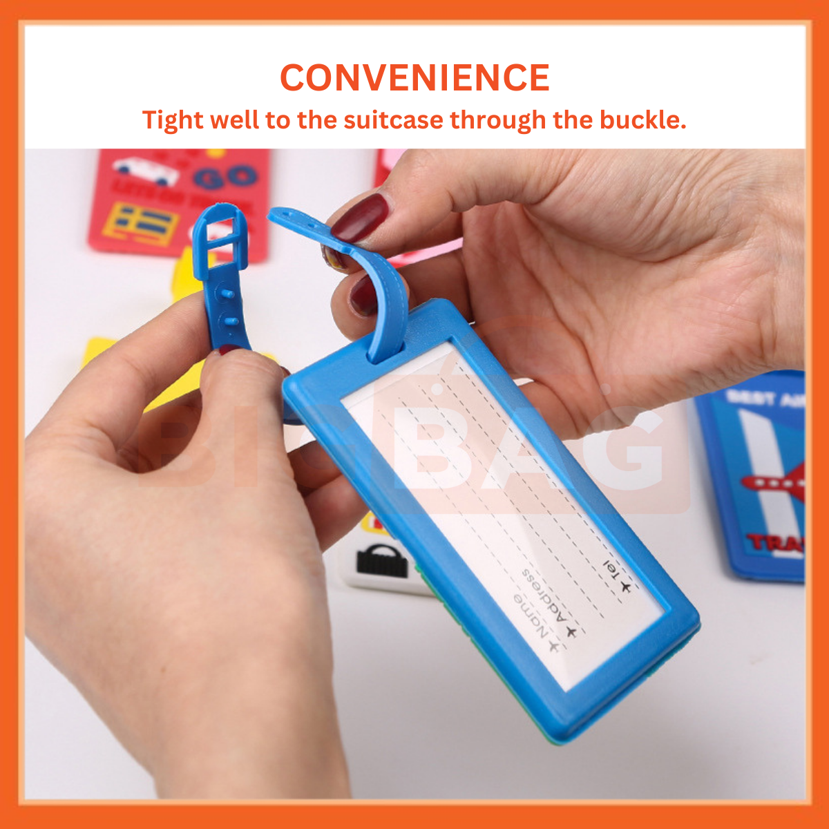 Luggage Tag Travel Tag Nama Bag Tagging Name Luggage Tag Cute Luggage ...