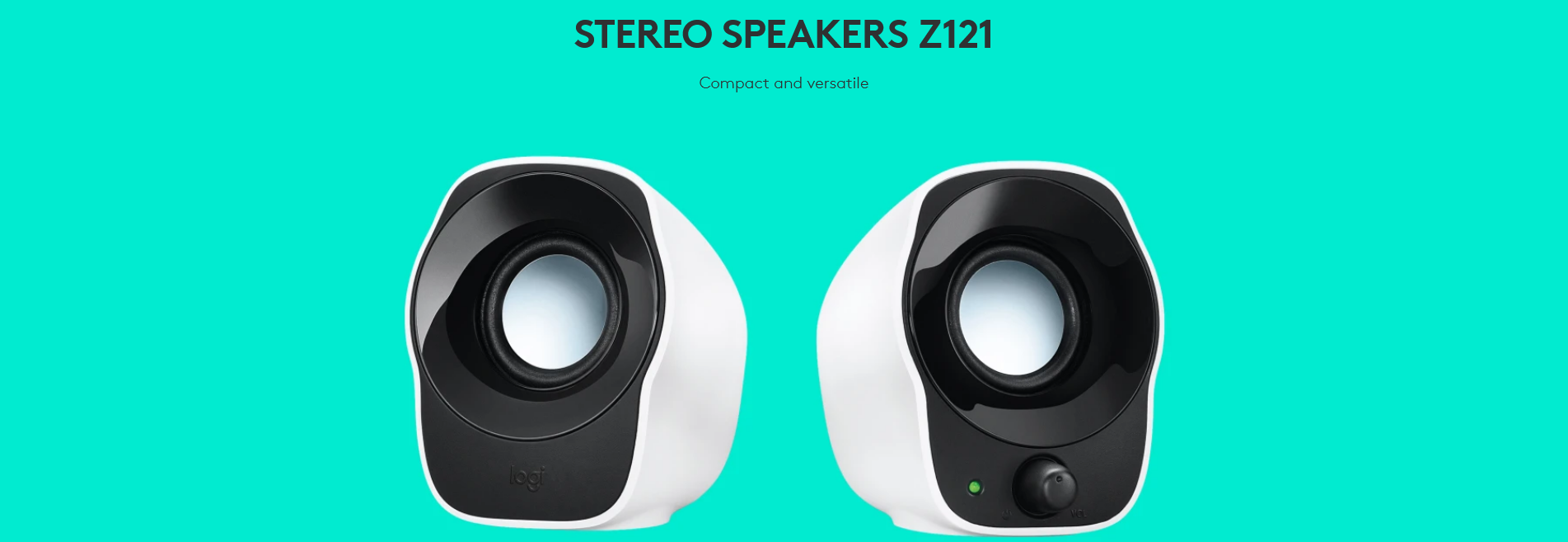 Logitech Compact Stereo Speaker Z120&Z121&S150 with 3.5mm Audio Input ...