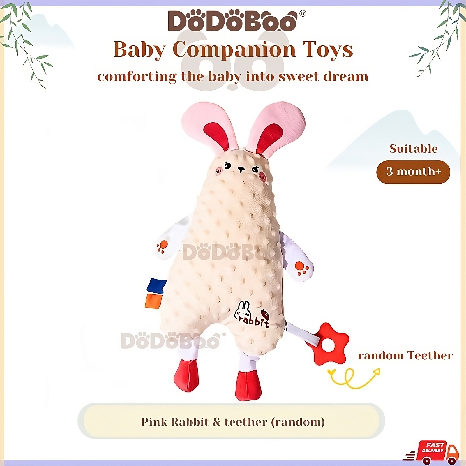 Baby Plush Toys Teether / Soft Cute Baby Sleeping Toy Grinding Toys ...