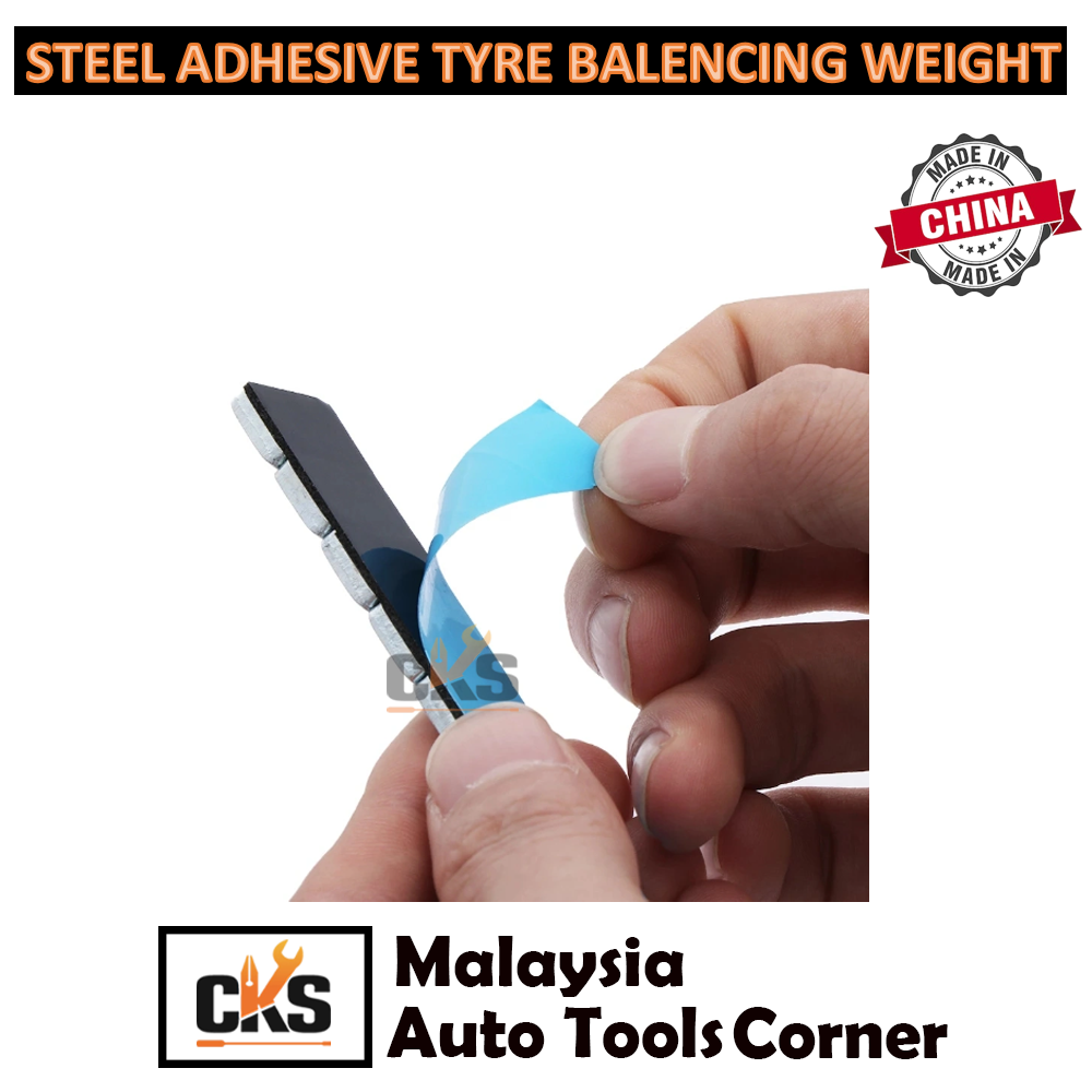 Balencing Wheel Weight Black Adhesive Weights 12 X 5G Wheel Tyre ...