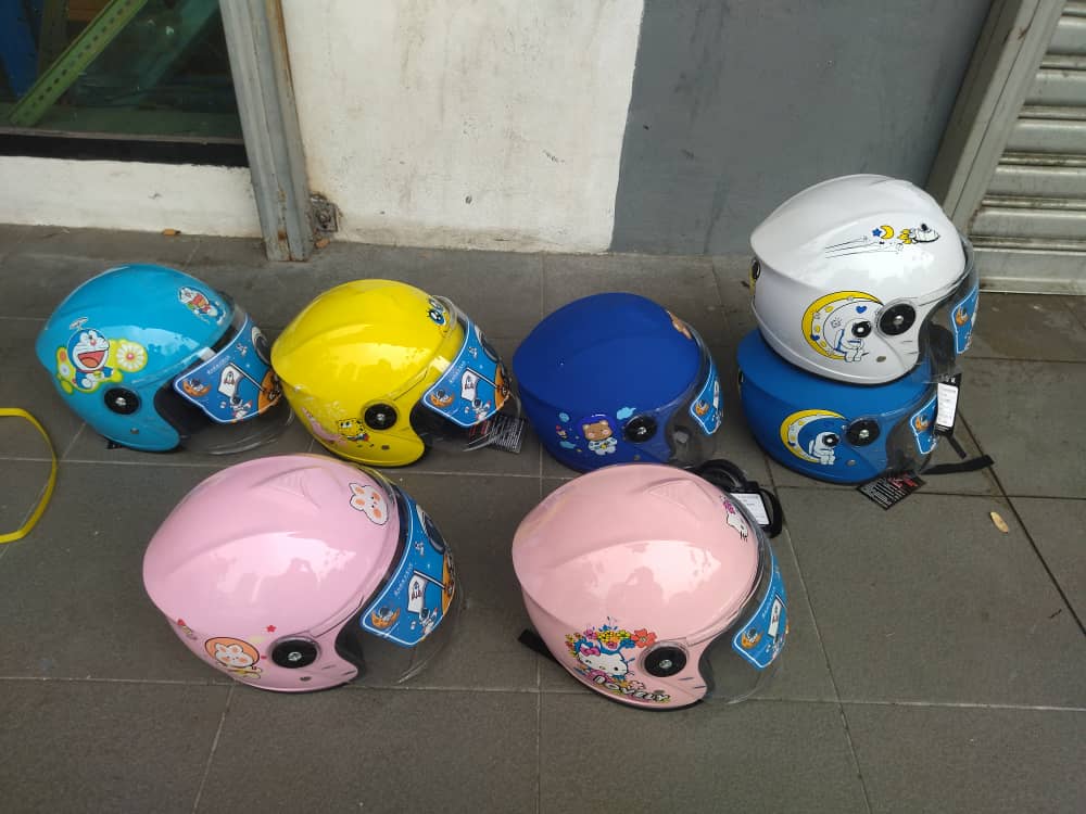 NEW ARRIVAL !!! Kid Junior Helmet Budak Topi Keledar Motorcycle Bunny ...