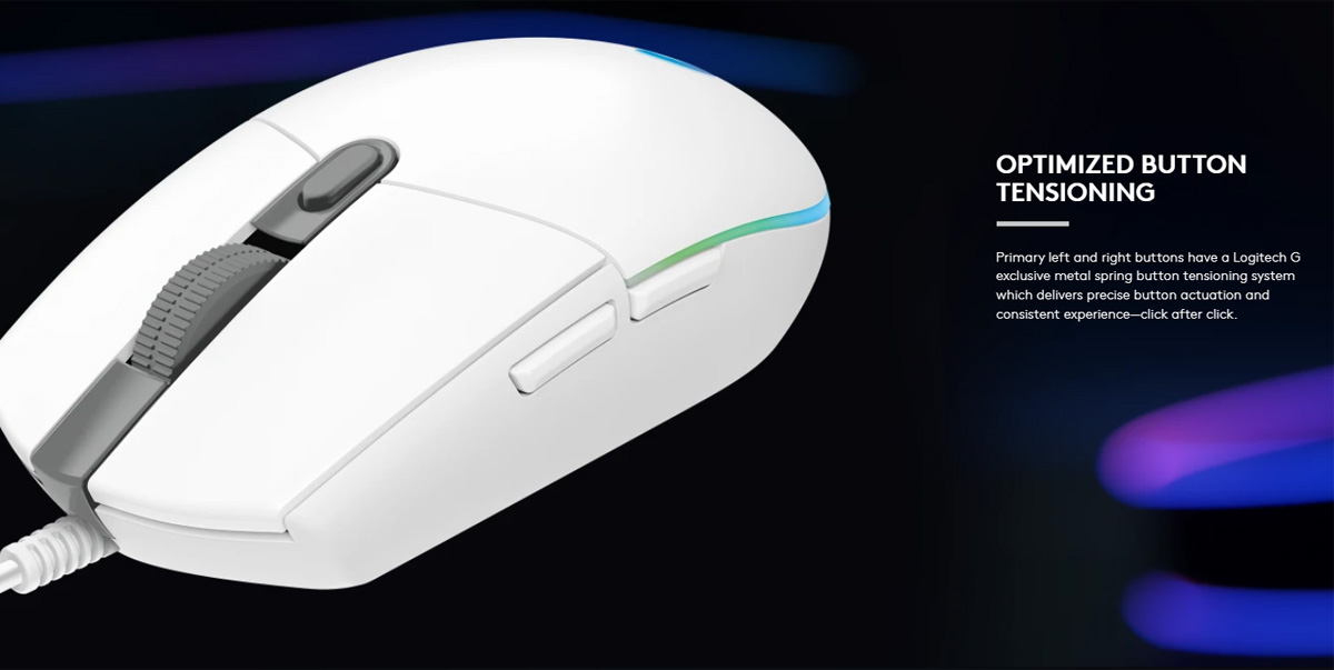 Logitech G102 Light Sync Gaming Wired Mouse | Gaming Grade Sensor | 8k DPI | Light Weight Mouse ...