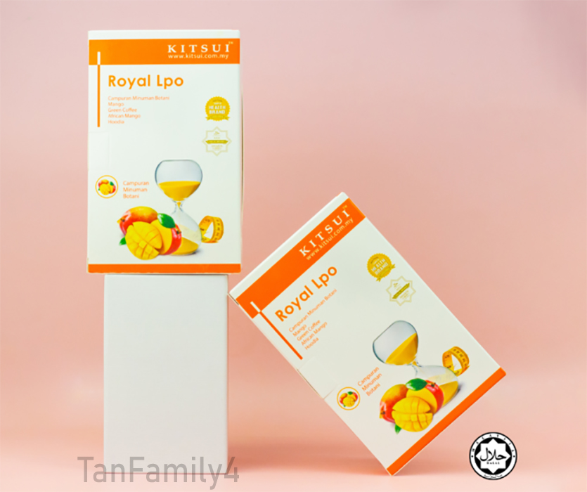 Kitsui Royal Lpo (15 sachets x 15g) Mango Shake Botanical Beverage Mix ...