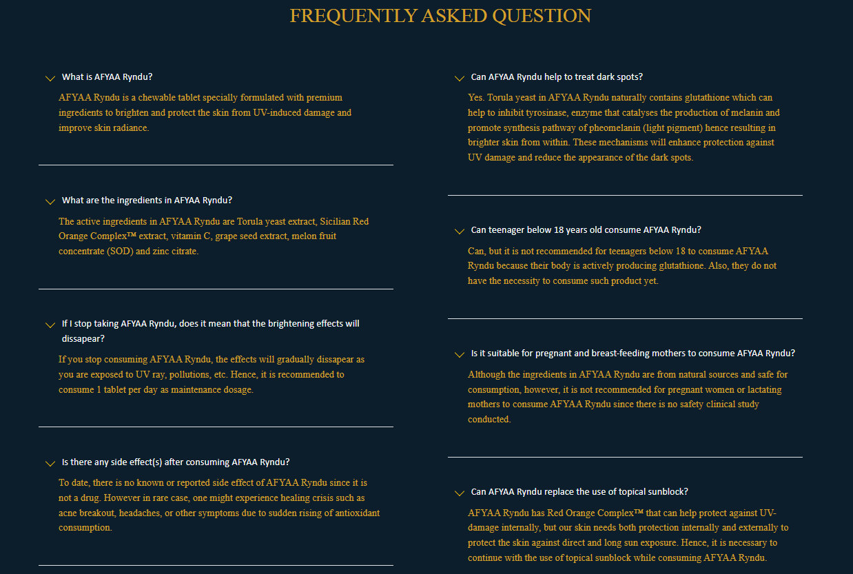 AFYAA RYNDU Whitening Miracle White Candy Vitamin C 30 Tablets Kulit ...