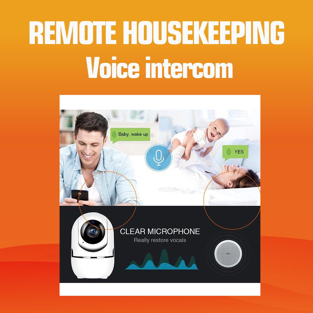 Pony HD 1080P wireless WiFi IP Camera App CCTV Mini Network ...