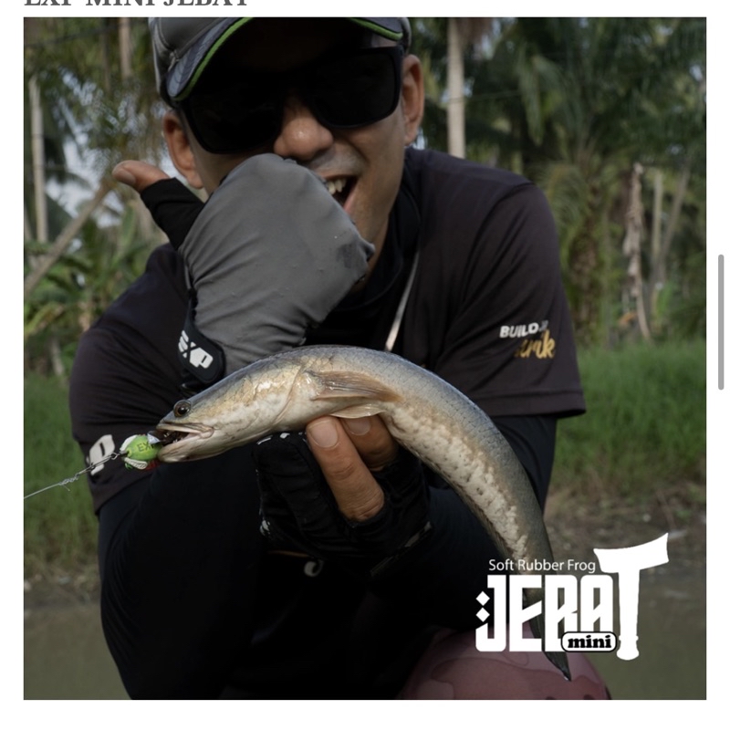 【Jom Pancing】EXP EXPERT TUAH JEBAT Top Water Soft frog,Snakehead Haruan ...