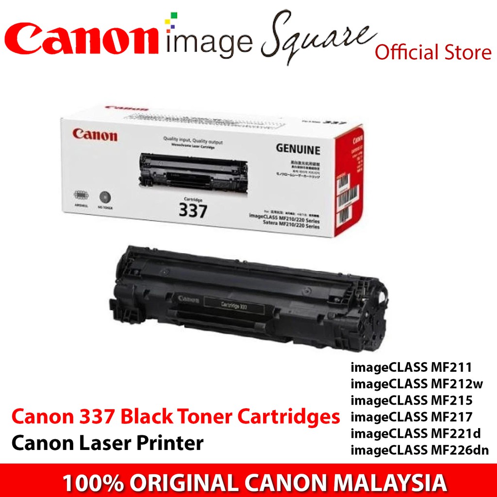 Canon Original 337 Black Toner Cartridge for MF244dw MF237w MF241d MF246dn MF226dn MF232w MF235 ...