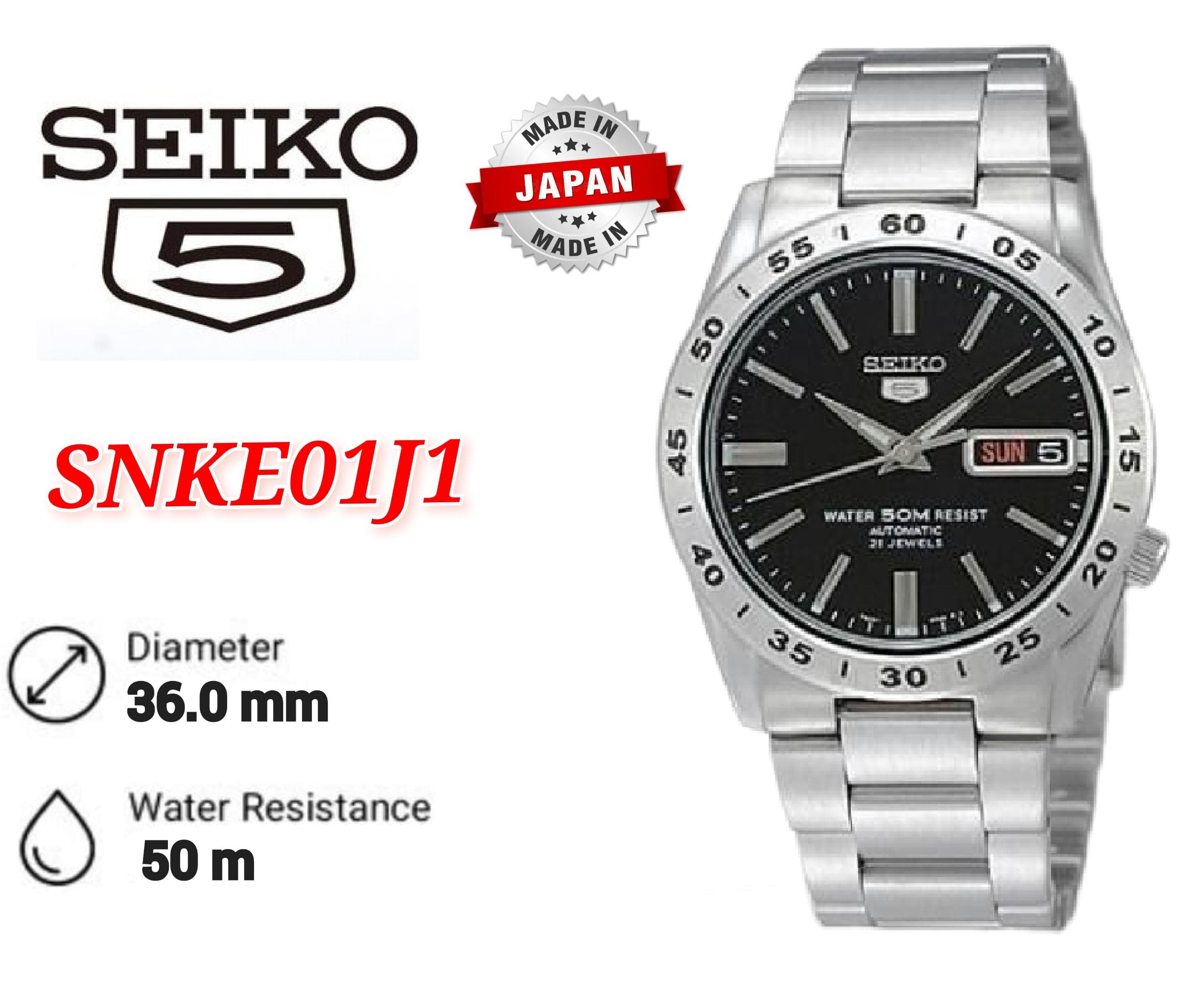 Seiko 5 Automatic 21 Jewels Japan Made SNKE01J1 Men's Watch | Shopee ...