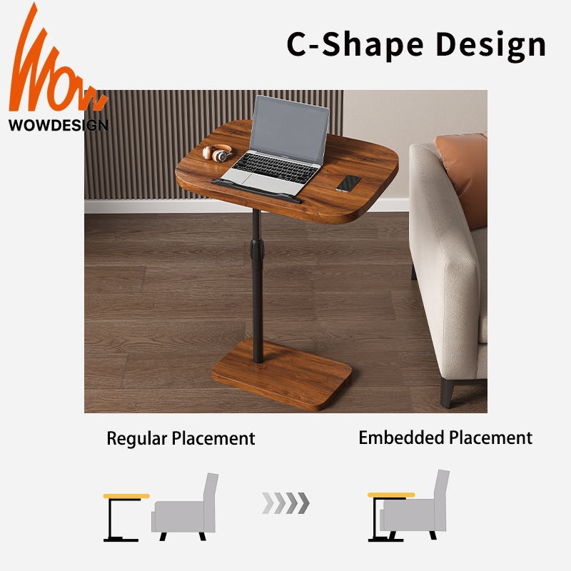 Adjustable Height Bedside Table Foldable Table Liftable Laptop Table ...