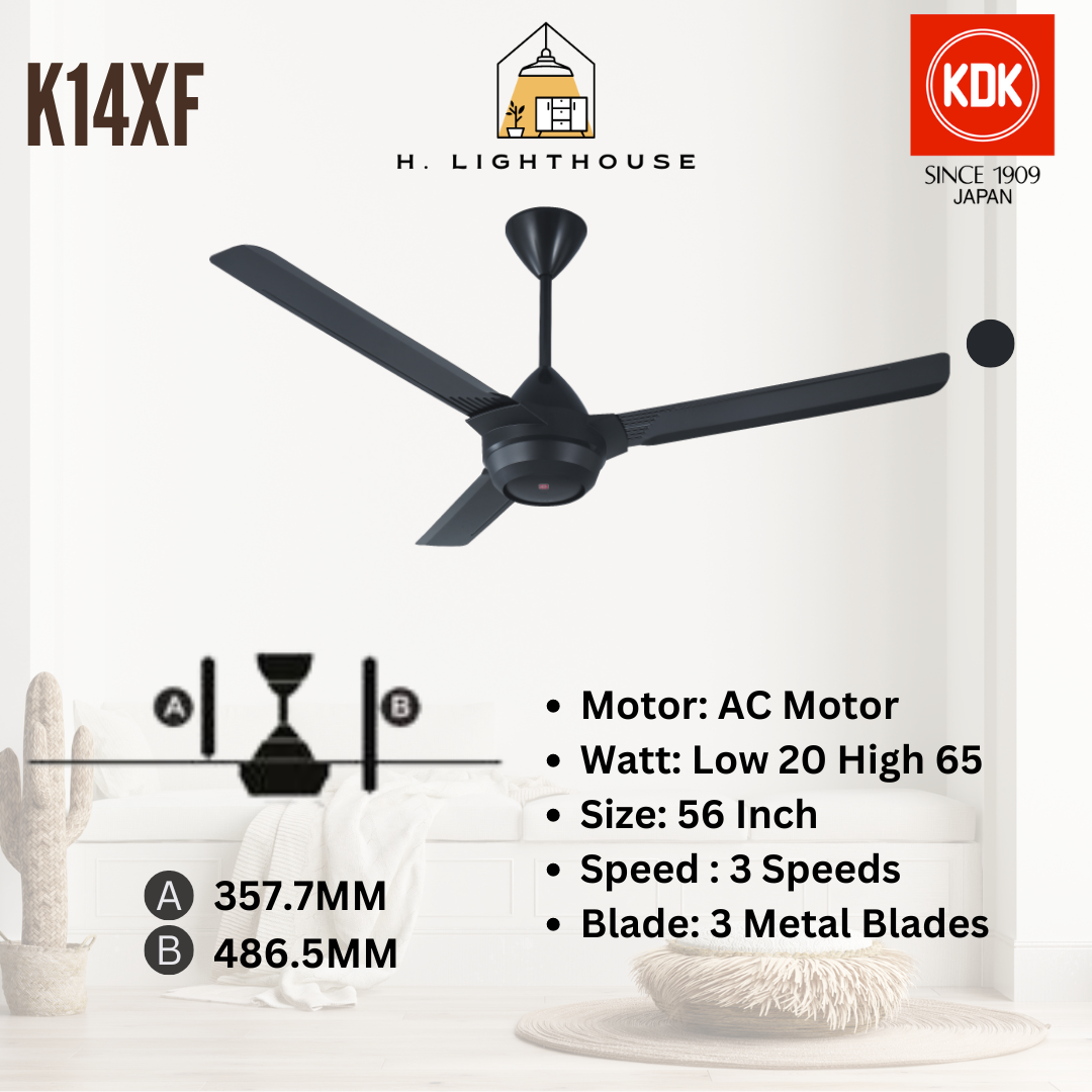 [🔥READY STOCK🔥] KDK KDK14QF K14XF 56" REMOTE CONTROL CEILING FAN 3 ...