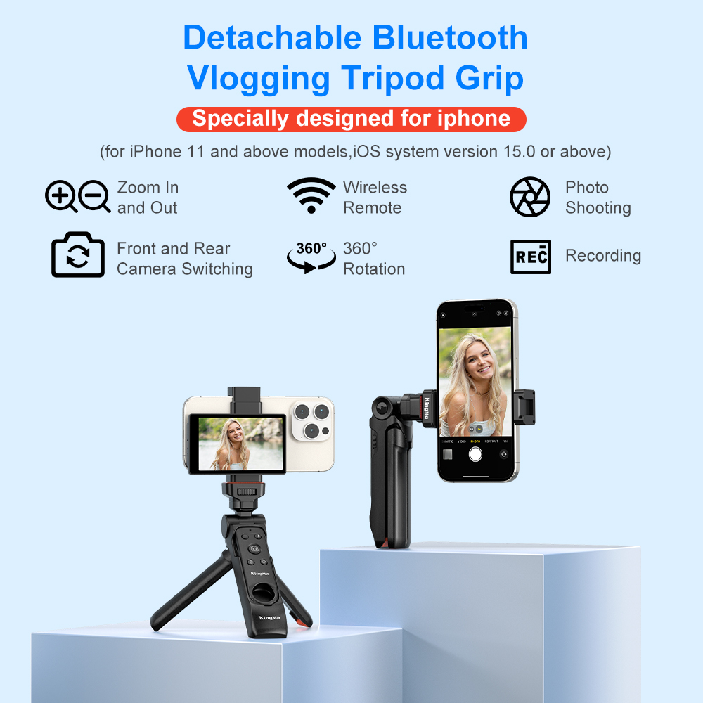 KingMa VL-PH01 Max Phone Vlog Selfie Casting Monitor Screen for iPhone ...