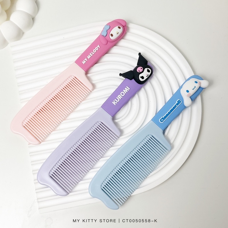 Miniso Shanghai My Melody Kuromi Cinnamoroll Hair Comb Anti-static Hair ...