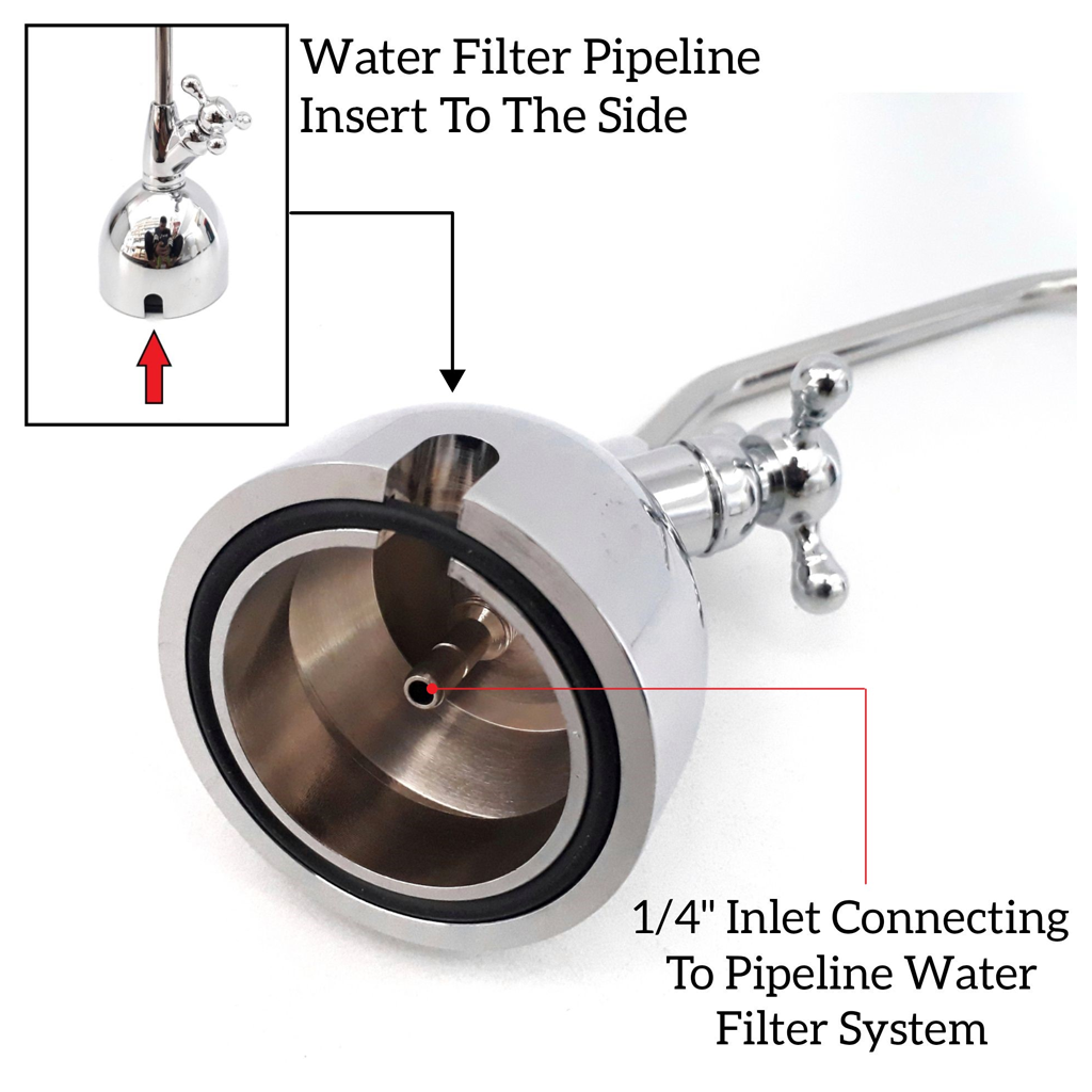 Portable Stainless Steel Silver Faucet For All Water Purifier Use ( FOR ...