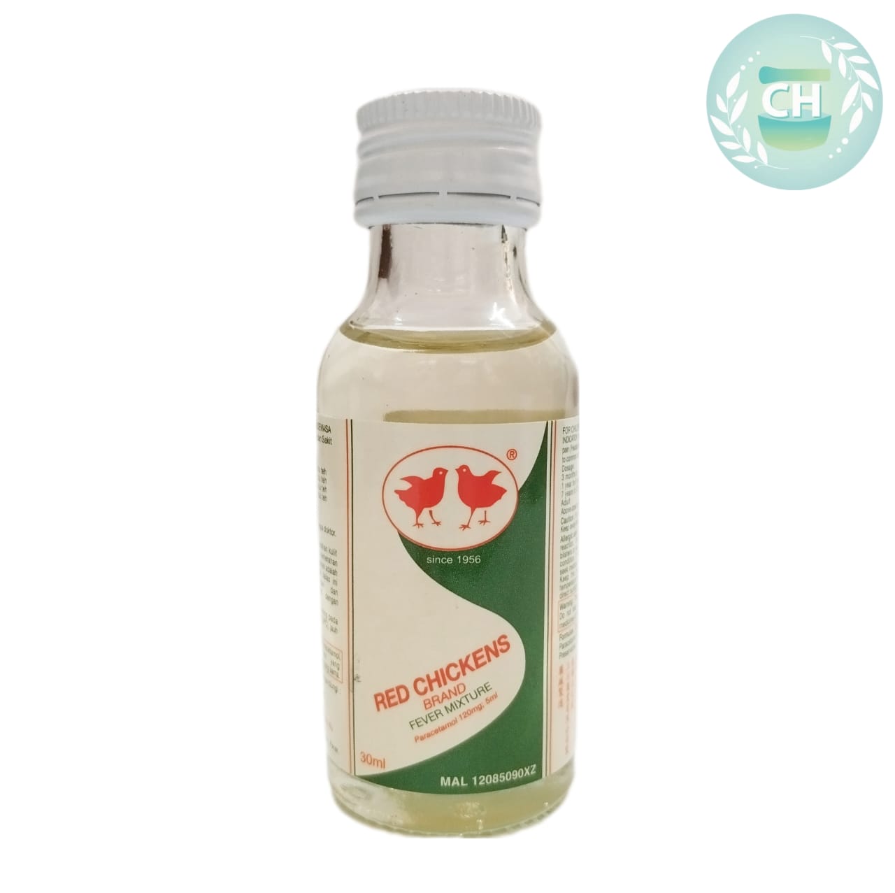 [Red Chickens Brand] Fever Mixture 红鸡标退热露 Ubat Deman Cap Ayam Merah ...