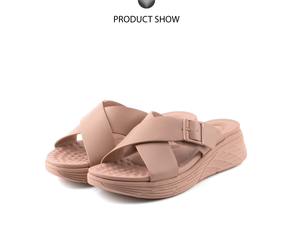 LARRIE Kasut Perempuan Natalie Buckle Slip On Selipar - L82407-KT01SV ...