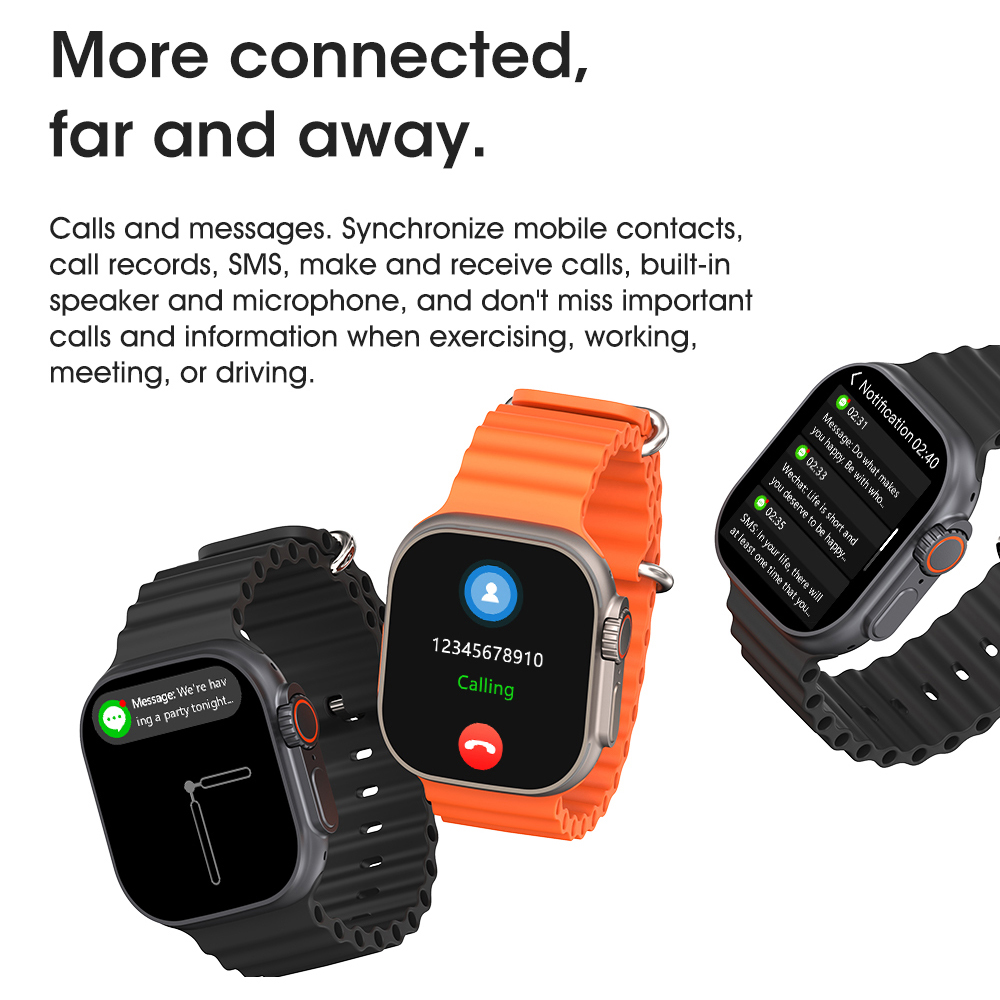 Maxwear U18 max smart watch 4GB Memory Waterproof Memory Dynamic Island ...