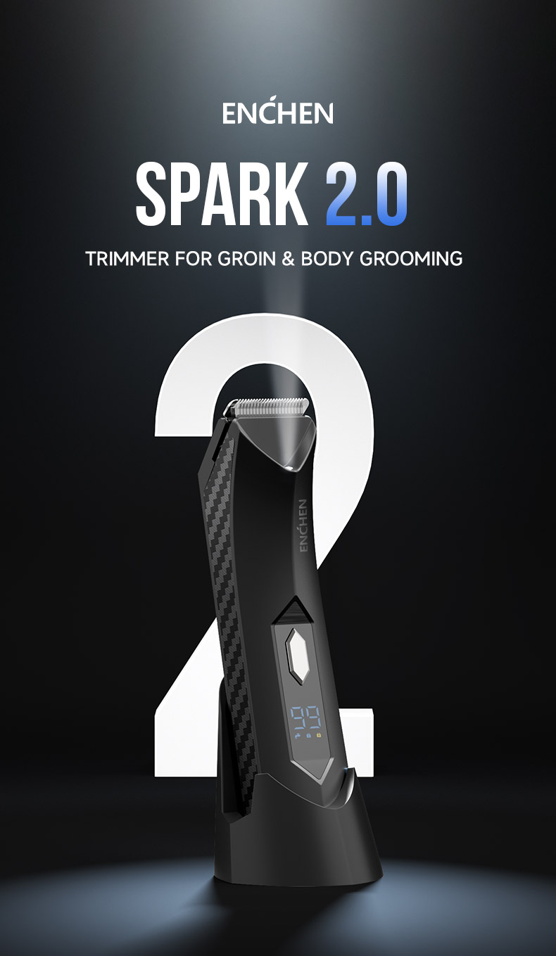 Enchen Spark 2 Pemangkas Elektrik Rambut Badan Body Hair Trimmer Skin-safe Blade 100% Waterproof ...