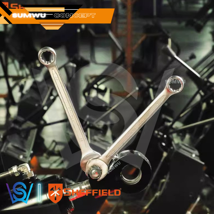 SHEFFIELD 23pcs Combination Wrench Set (6 - 32mm) Heavy Duty Cr-V Steel ...