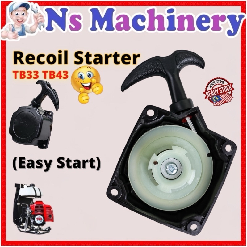 Recoil Starter Mesin Rumput TB33 TL33 TB43 BG430 SR430 TL52 Mitsubishi ...