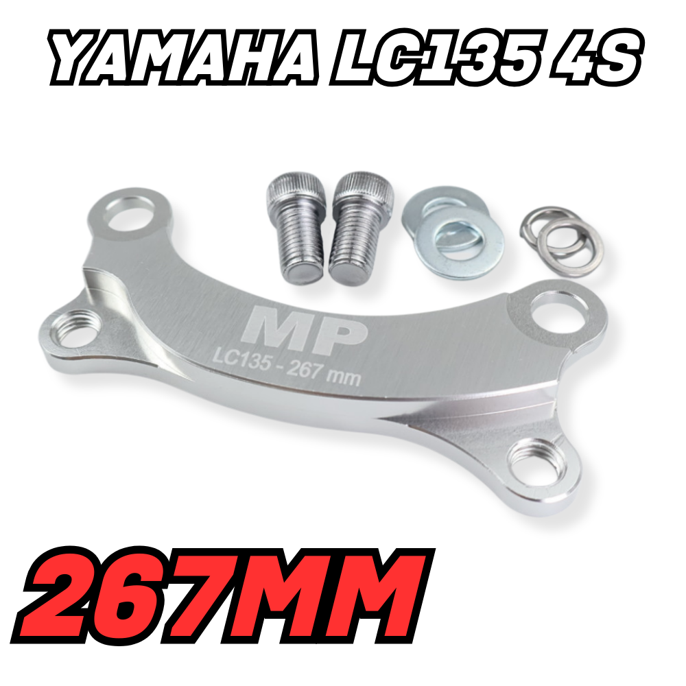 267MM Front Disc Caliper Bracket Piring Disk Tapak Braket 267 Y15 Y15ZR ...