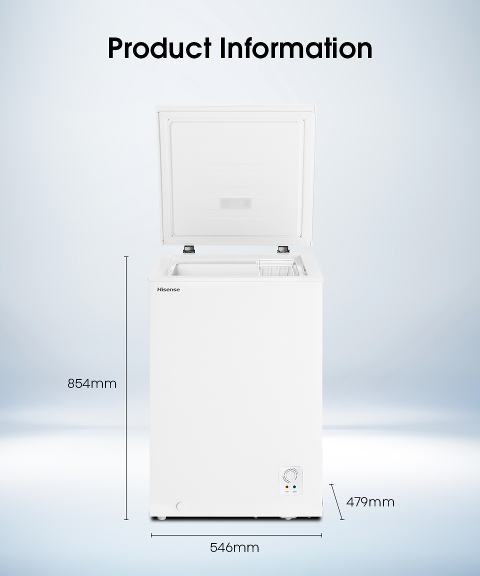 HISENSE 178L / 128L SUPER FREEZE CHEST FREEZER FC186D4BW FC125D4BW PETI ...