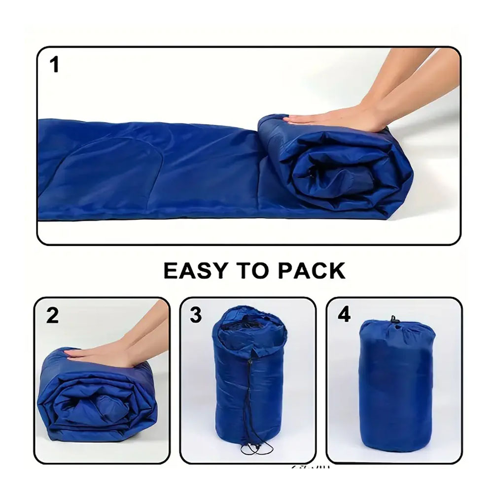 UtanKing™ Premium Sleeping Bag Hooded Sleep Bags Camping Hiking Warm ...