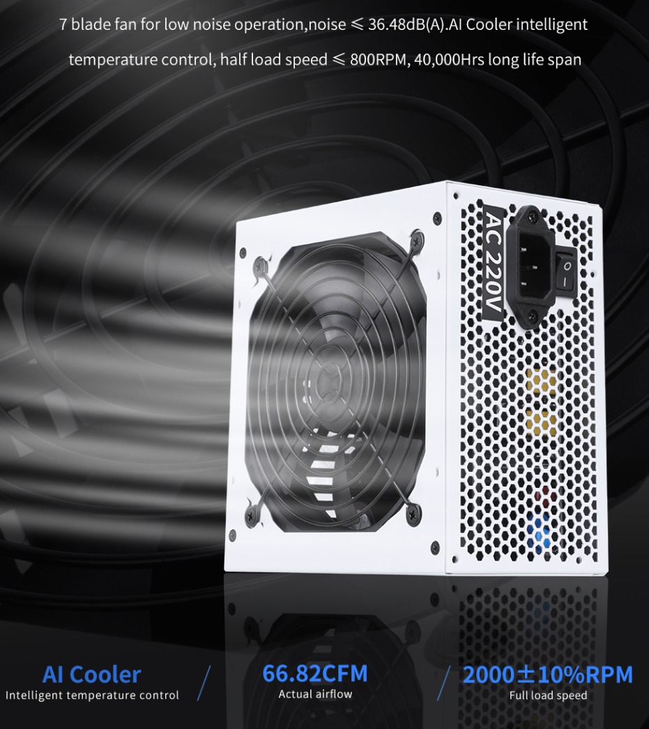Segotep AM750 AM650 650W 750W Power Supply ATX3.0 PCIE5.0 80PLUS Power ...