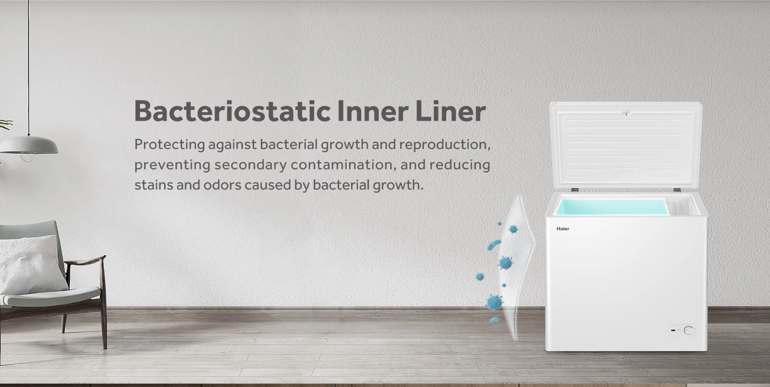 Haier 103L Fast Freezing Chest Freezer HCF-136M | Shopee Malaysia