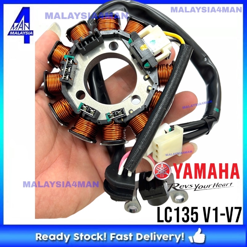 YAMAHA 100% MAGNET COIL ORIGINAL FUEL COIL YAMAHA LC135 V1 V2 V3 V4 V5 V6 V7 LC5S 1S7-H1410-01 ...