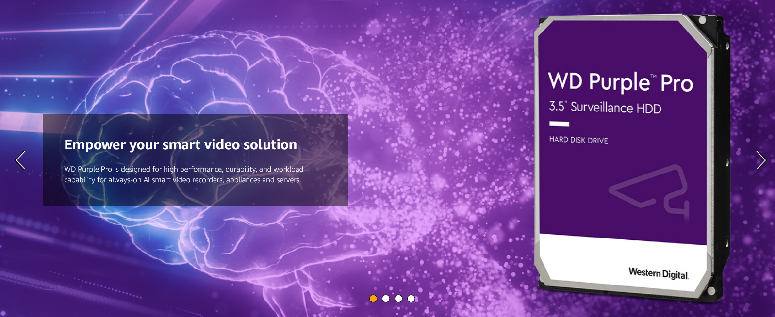 Western Digital WD Purple Pro Surveillance 3.5" CCTV HDD Internal Hard ...