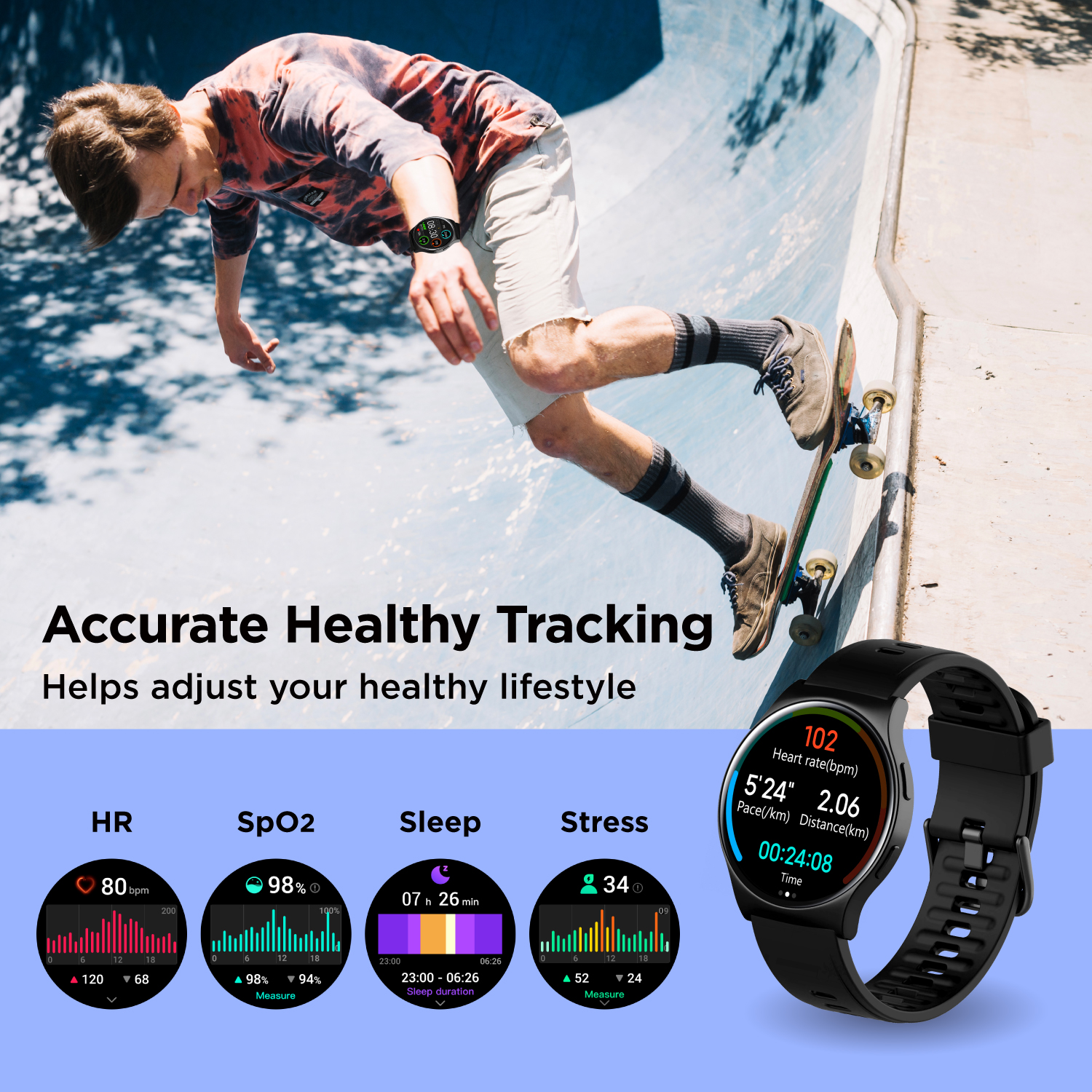 BENIO Eagle 2 - AMOLED HD Bluetooth Call Smart Watch For Men & Women (1 ...