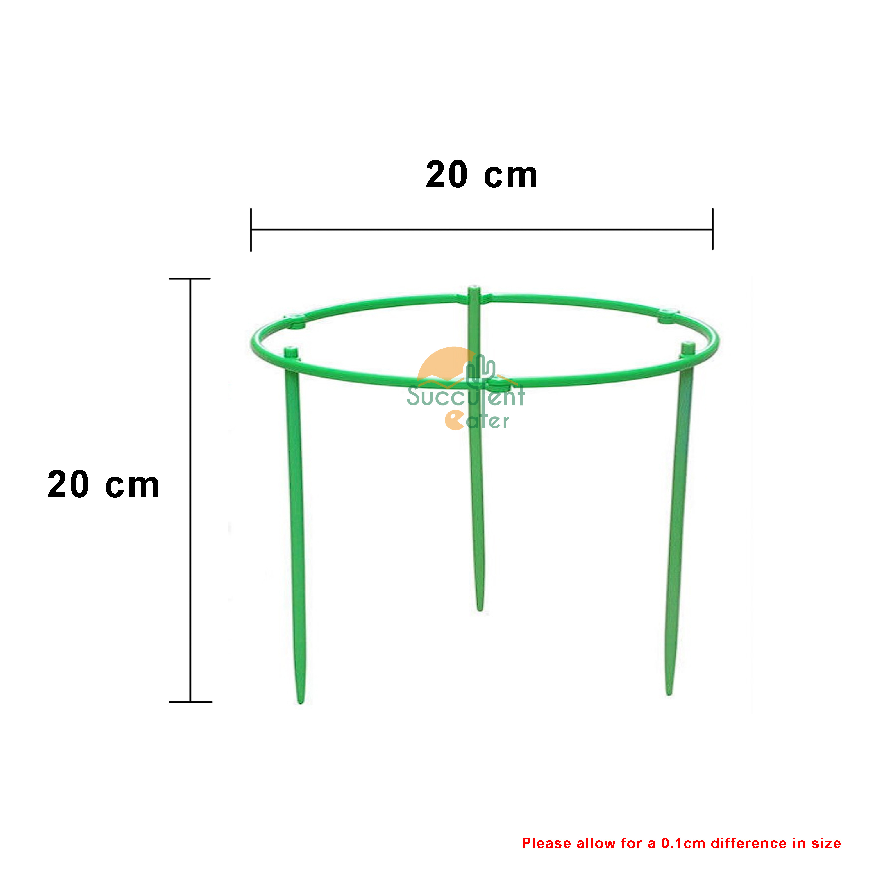 Stackable Plant Support Ring Rack Bracket Braket Panjat Tanaman Pokok ...