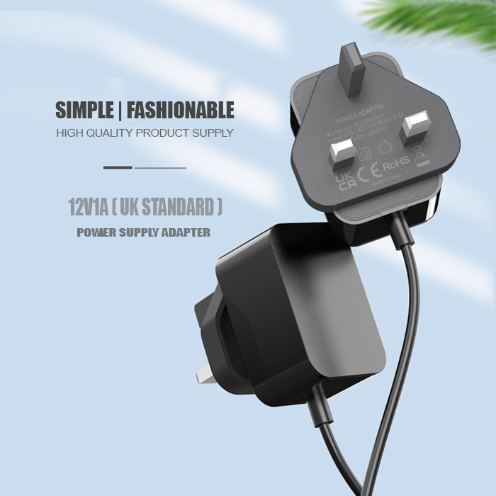AC to DC Power Adapter 12V UK Plug Charger Connector UKCA/CE Certified ...
