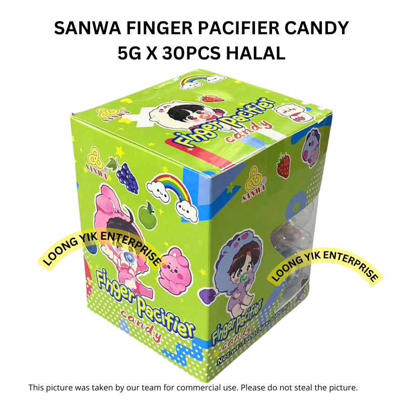 SANWA FINGER PACIFIER CANDY 5G X 30PCS HALAL | Shopee Malaysia