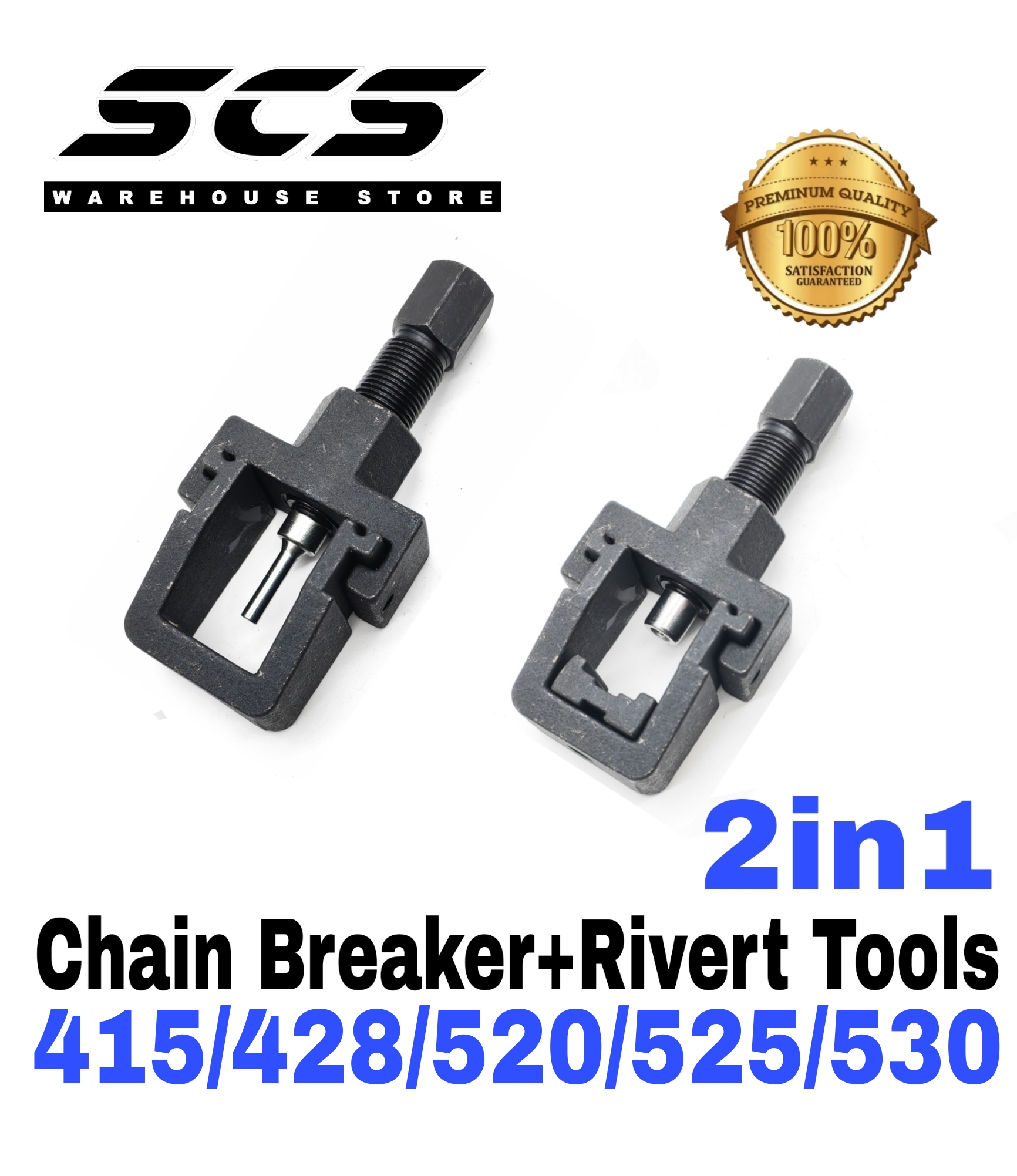 Chain Breaker Potong Rantai 415 428 520 525 530 Rivet Tools Alat Rivert ...