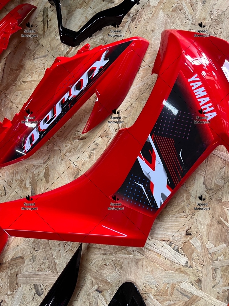 COVER SET NVX V1 V2 FULL RED VRC AEROX | Shopee Malaysia