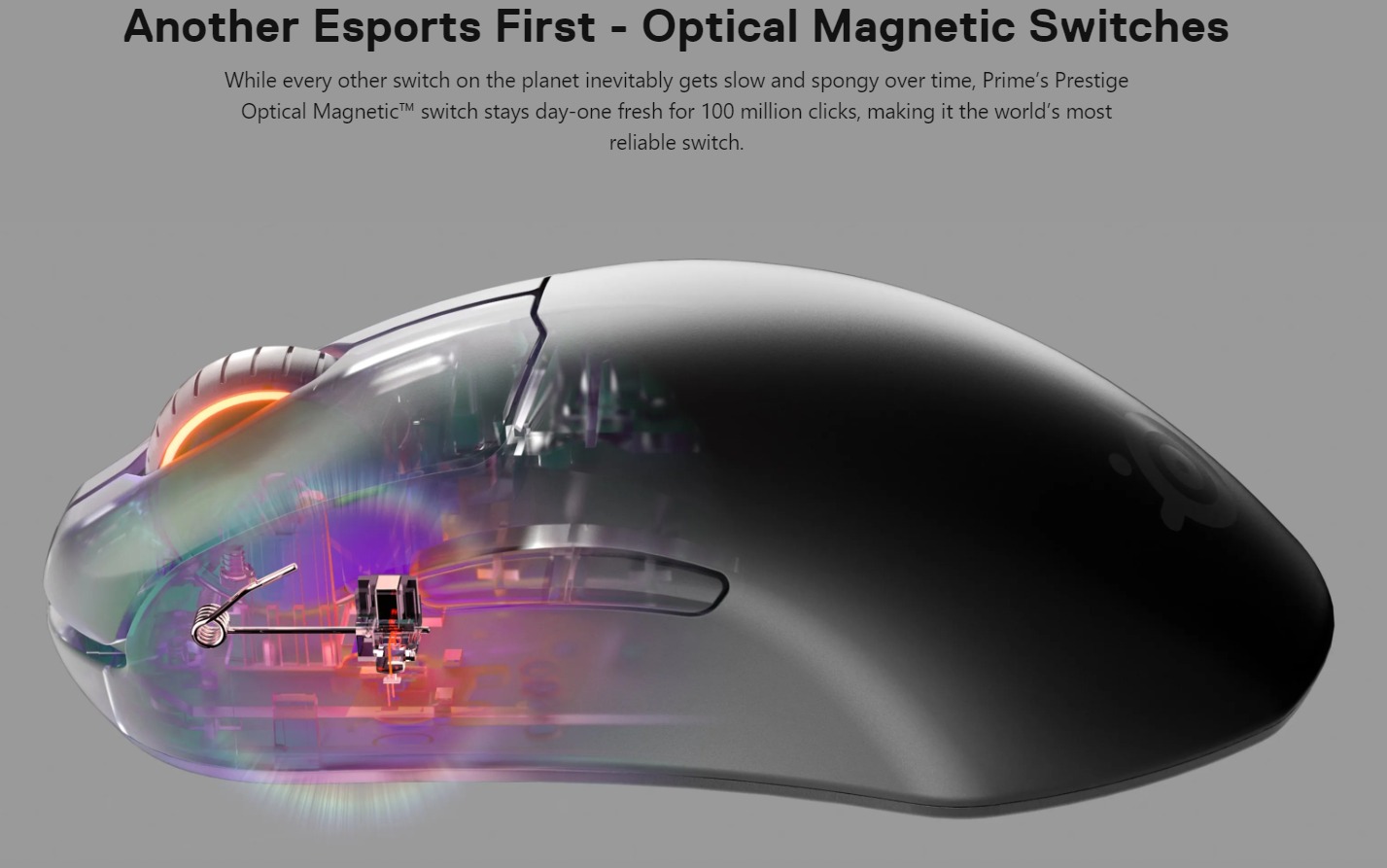 SteelSeries PRIME WIRELESSS / Wired Precision Esports Gaming Mouse Mice ...
