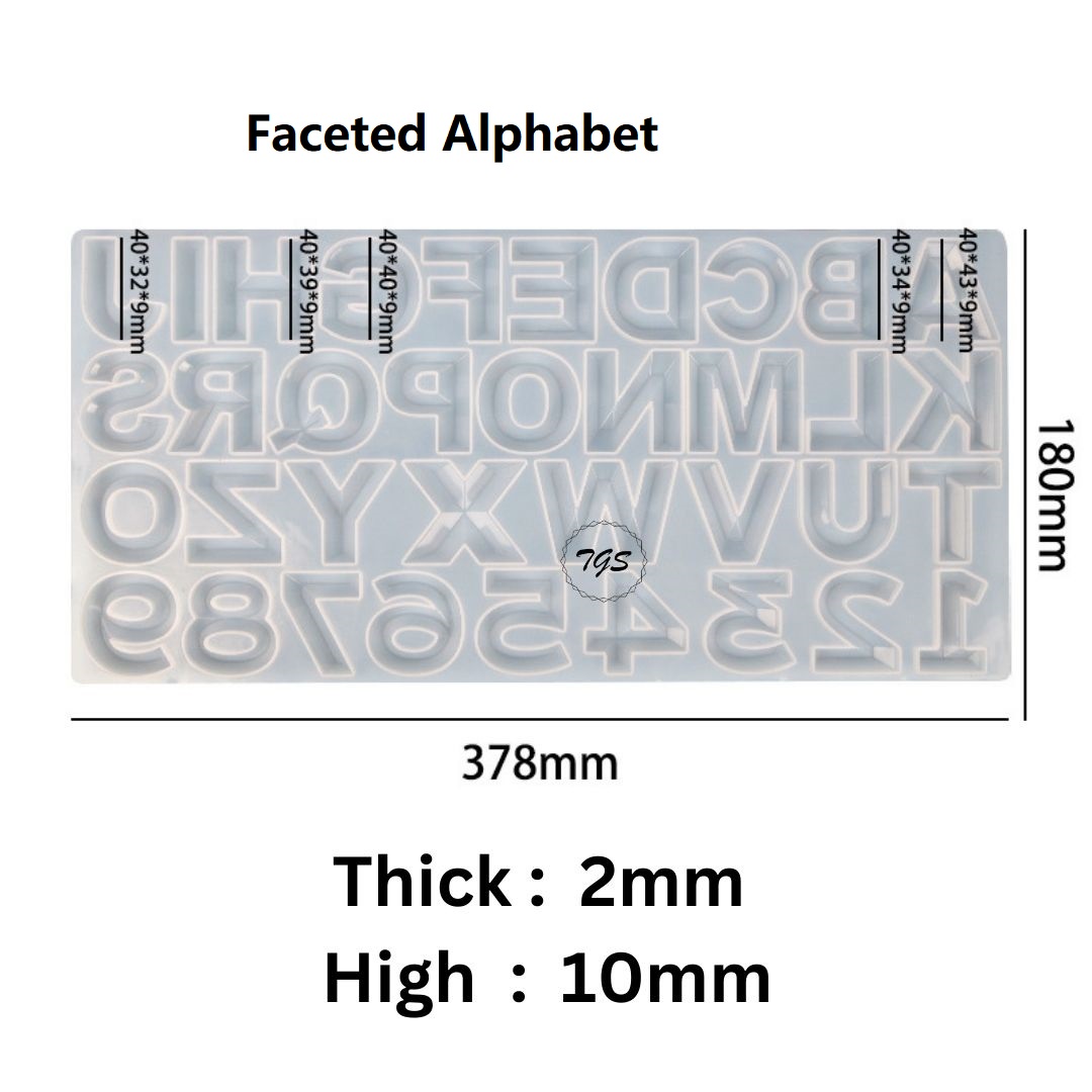 TGS Big Alphabet & Number Silicone Molds | Shopee Malaysia